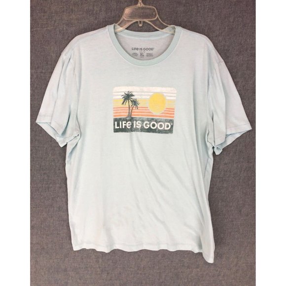 Life Is Good | Shirts | Life Is Good T Shirt Xl Extra Large Beach Tee ...